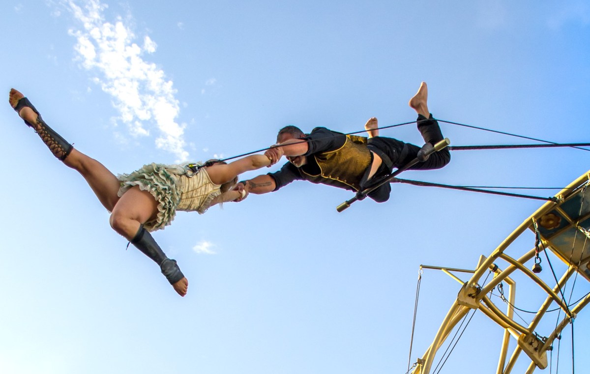 Double trapèze ballant – Les P'tits Bras